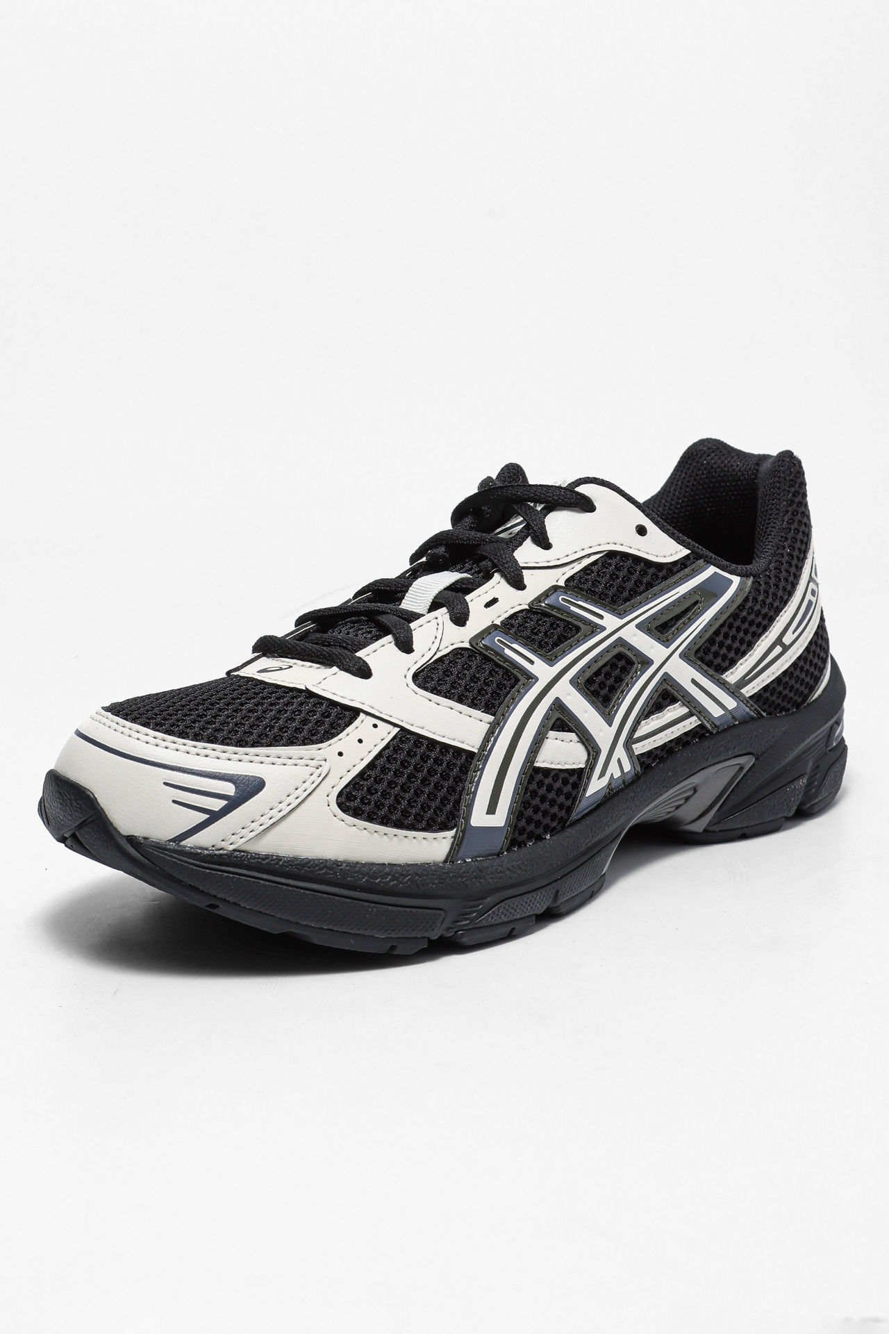 Asics SportStyle GEL-1130 sneakers - Black + Cream White | Metro Boutique