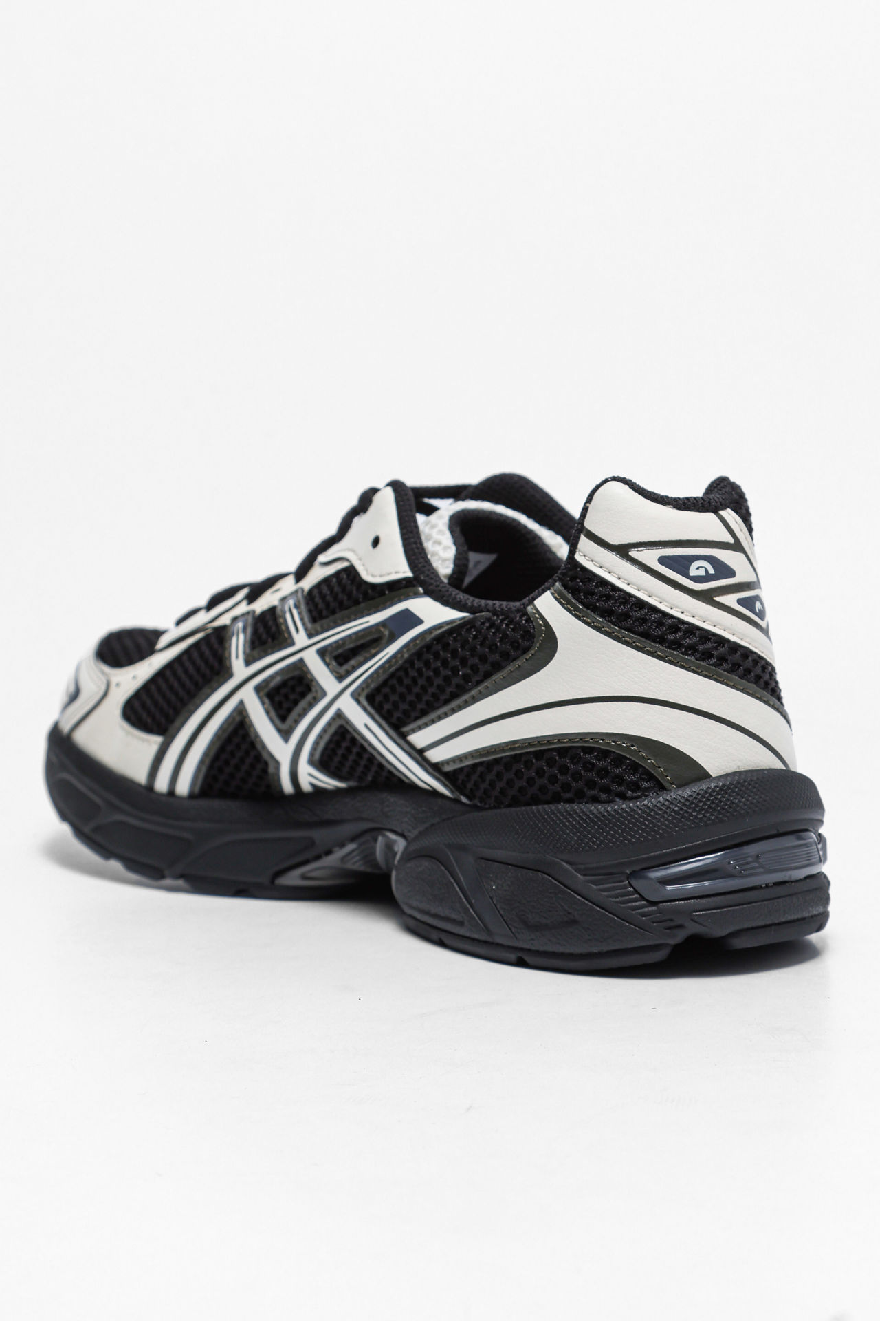 Asics SportStyle GEL-1130 sneakers - Black + Cream White | Metro Boutique