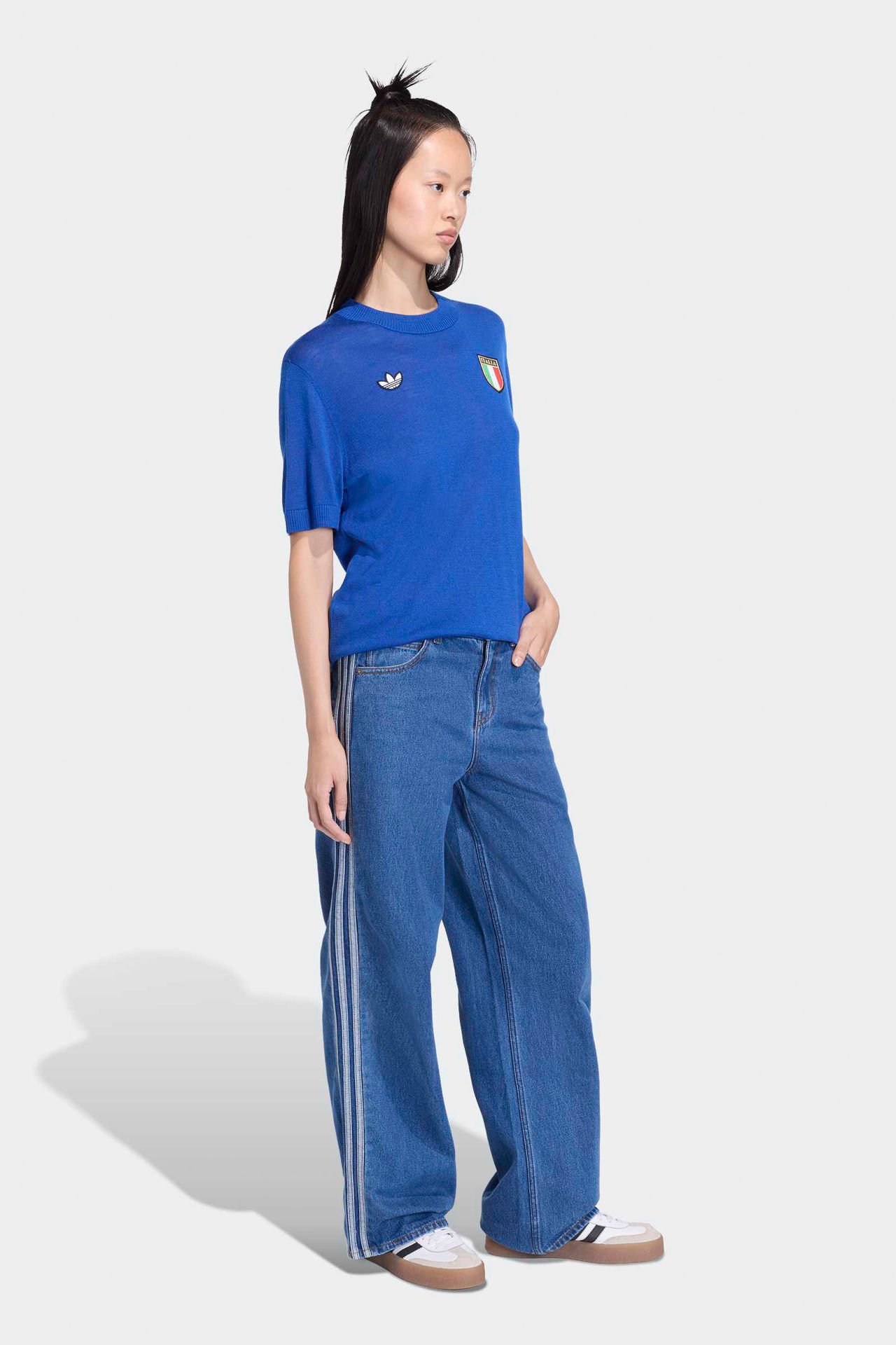 Adidas Originals Firebird Regular Fit Jeans L32 - Blue Denim | Metro ...