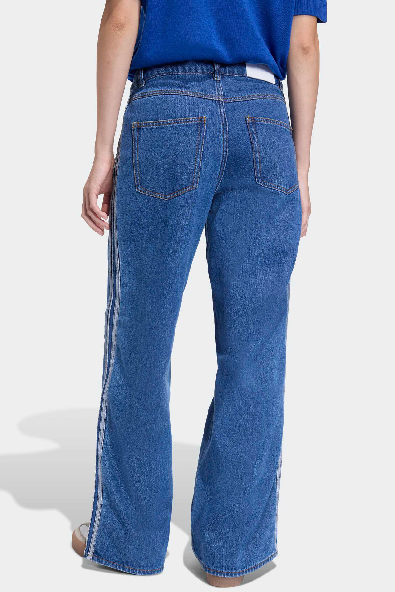 Adidas Originals Firebird Regular Fit Jeans L32 - Blue Denim | Metro ...